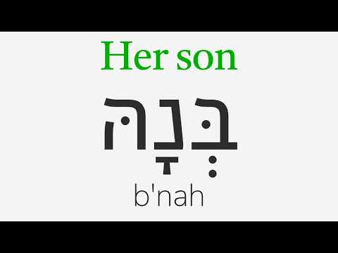 Possessives in Biblical and Modern Hebrew: Hebrew Basics #20 - YouTube