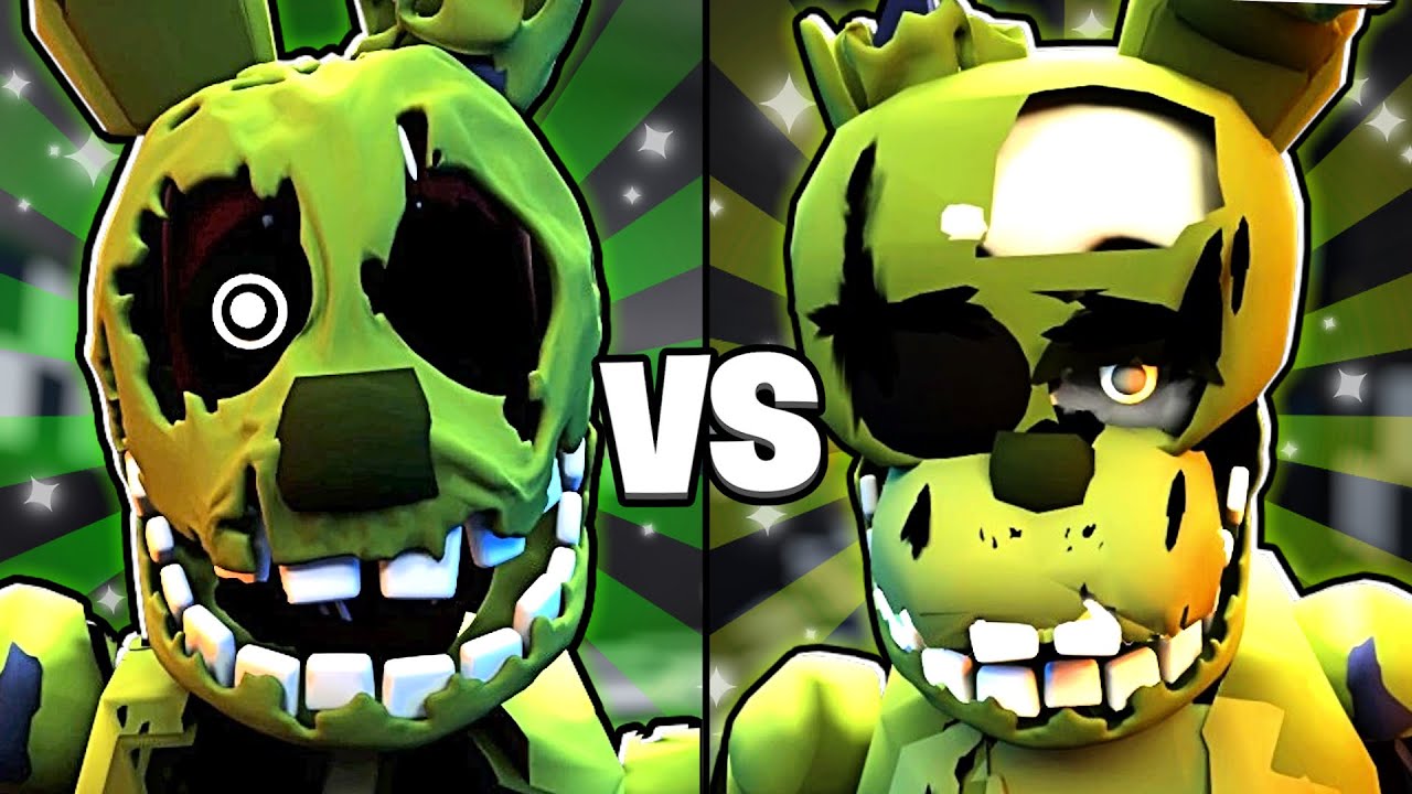 AGONIZED SPRINGTRAP vs SCRAPTRAP... (Five Nights TD) - YouTube