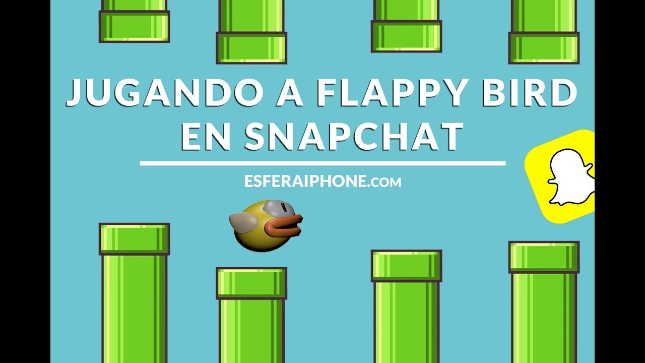 Cómo jugar a Flappy Bird en Snapchat - ¡Snapcode al final! - YouTube
