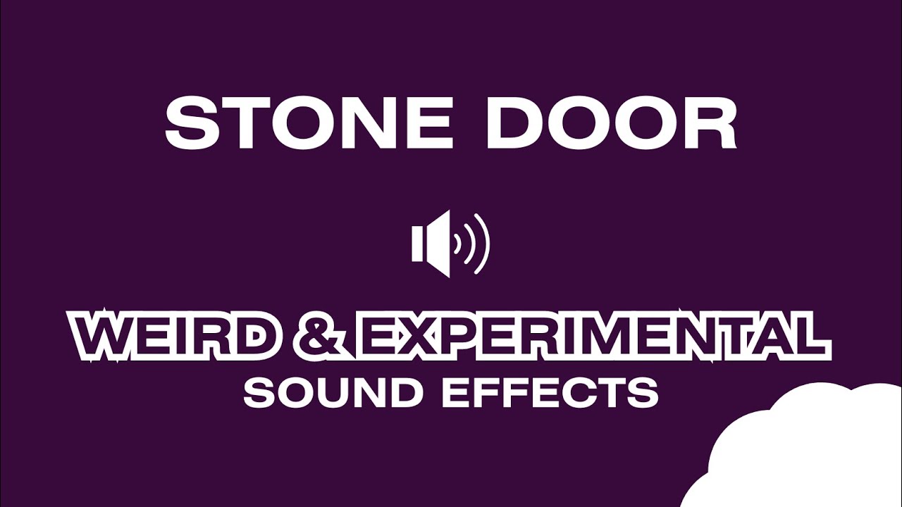 HEAVY STONE DOOR (Dungeon) - Sound Effects - YouTube