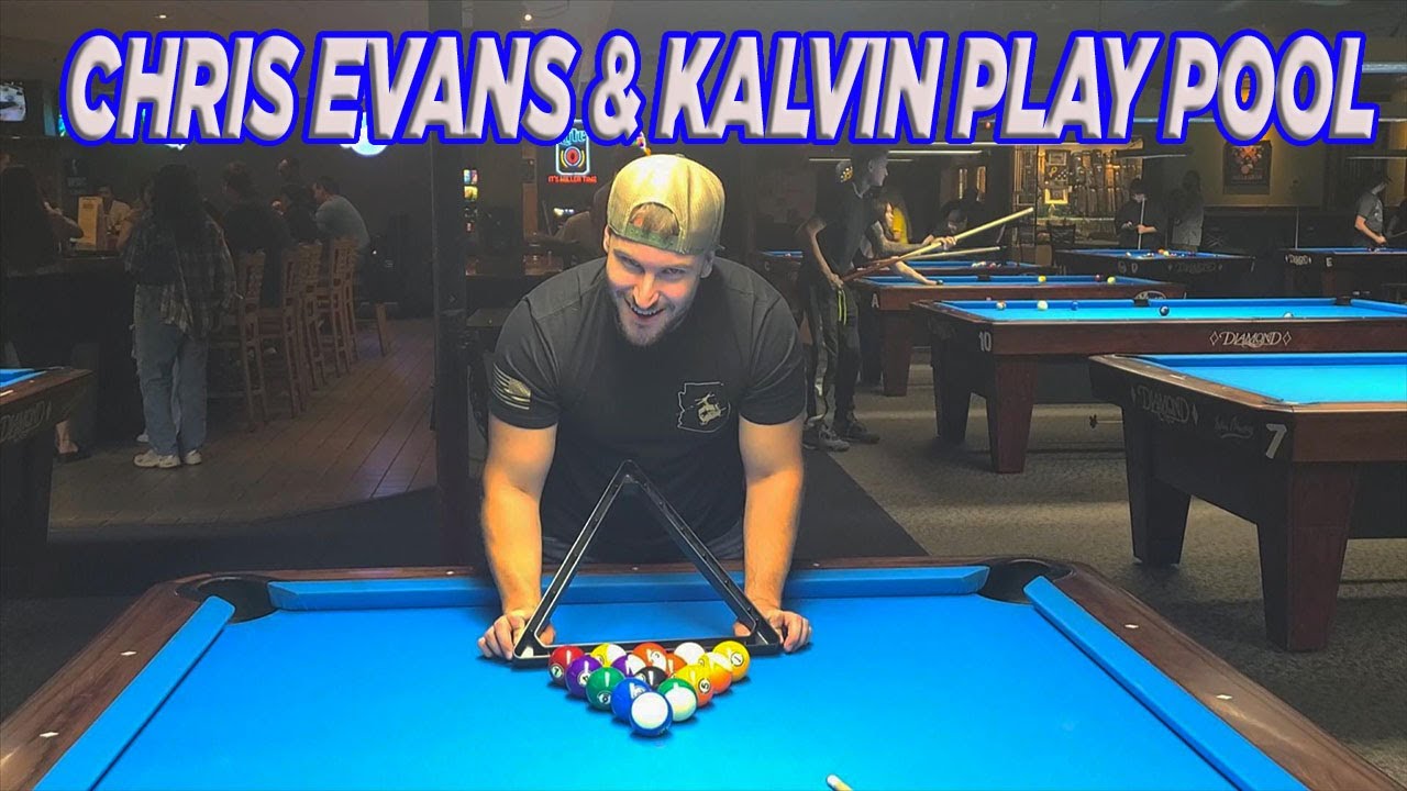 Chris Evans And Kalvin Play Pool And Get Into Some Shenanigans - YouTube