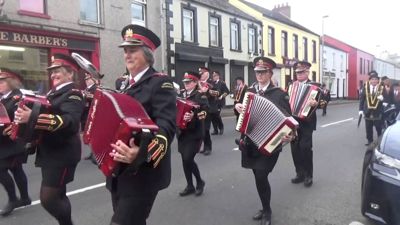 Lisnagrot Accordion Band @ Morning Parade In Kilrea Black Saturday ...