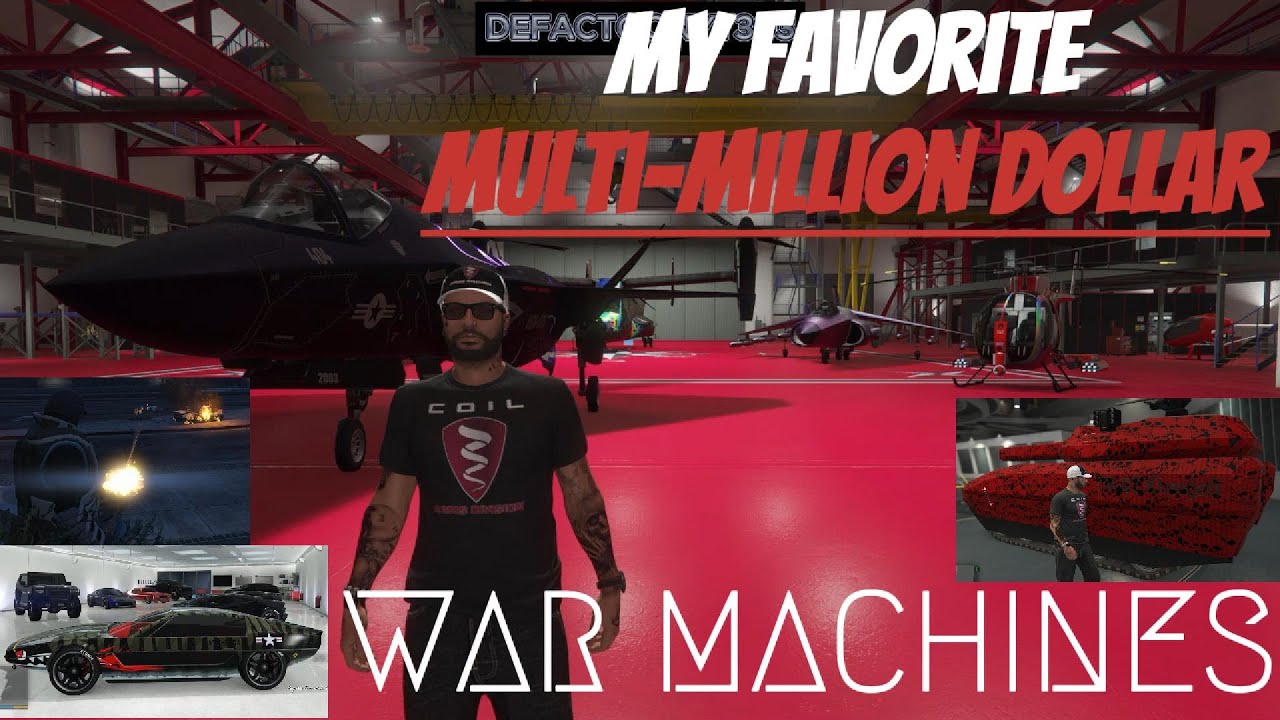 My favorite Multi Million dollar War Machine collection | GTA 5 Online ...