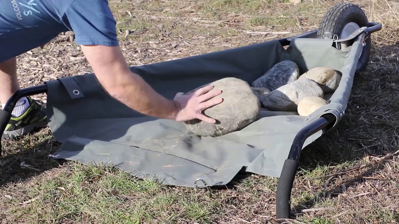 "Wheeleasy" The collapsible wheel barrel - YouTube