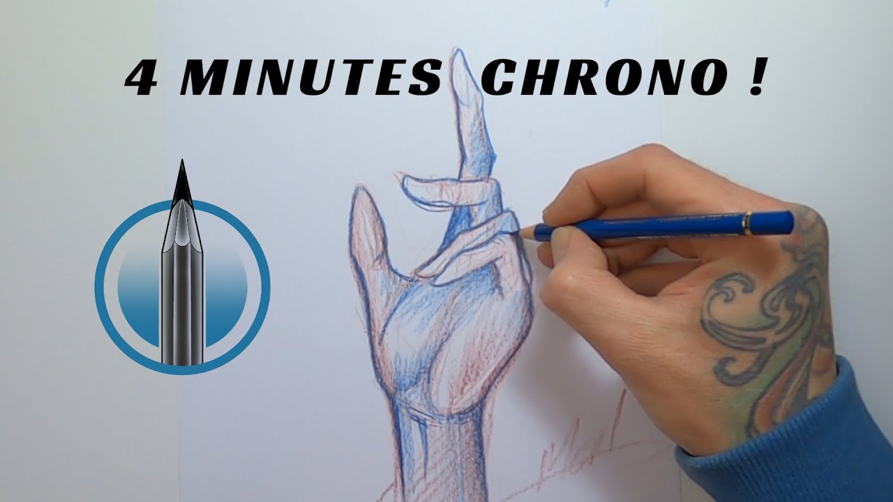 [DESSINER-FACILE] Dessiner une main en moins de 4 minutes ! - YouTube