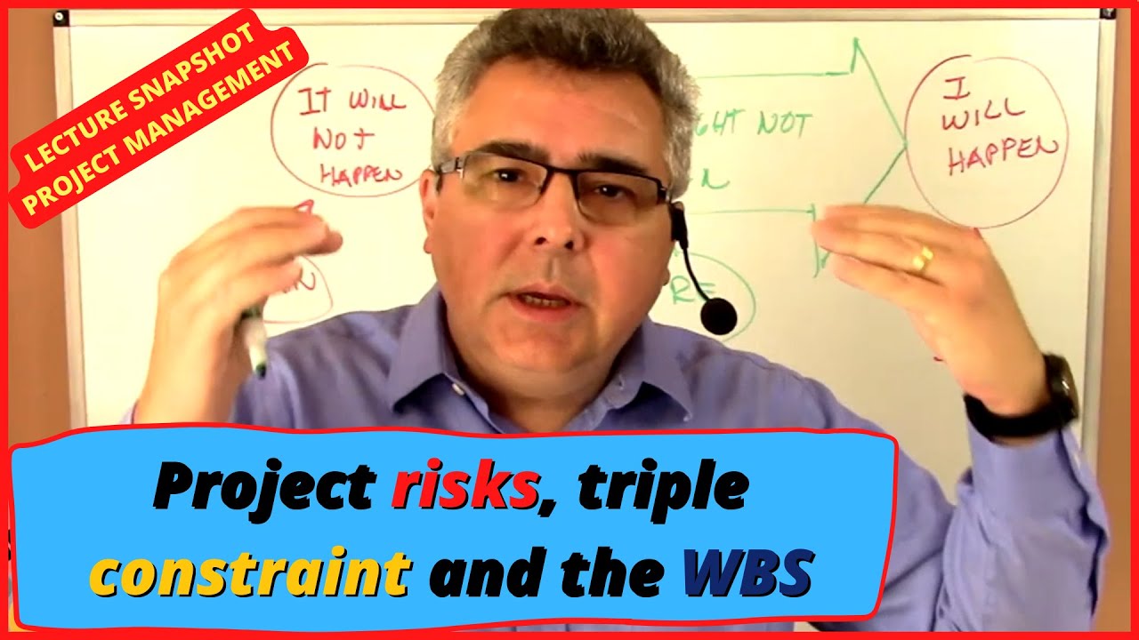 The relation of project risks, triple constraint and the WBS. Project ...