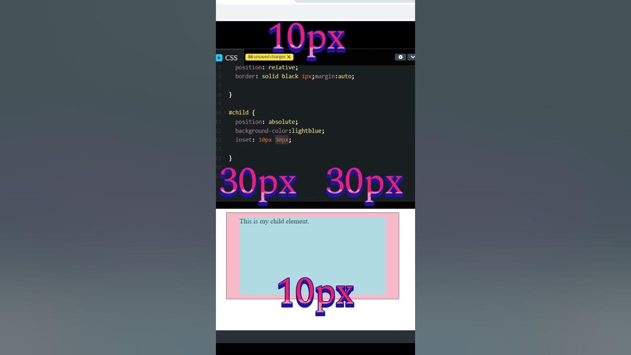 🤩 Css inset property Animation #shorts #css #akshdesai - YouTube