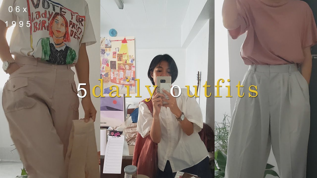 5 dairy outfits /my style lookbook - YouTube