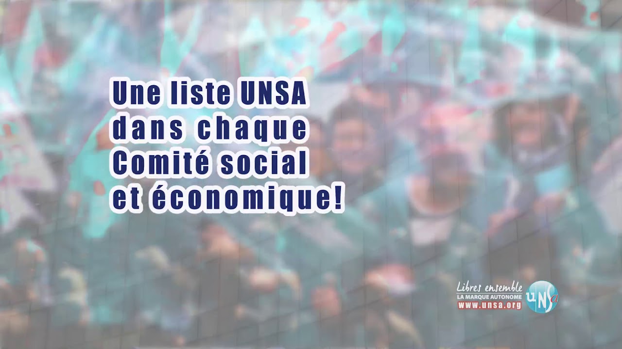 2019 : une liste UNSA pour mon CSE - YouTube