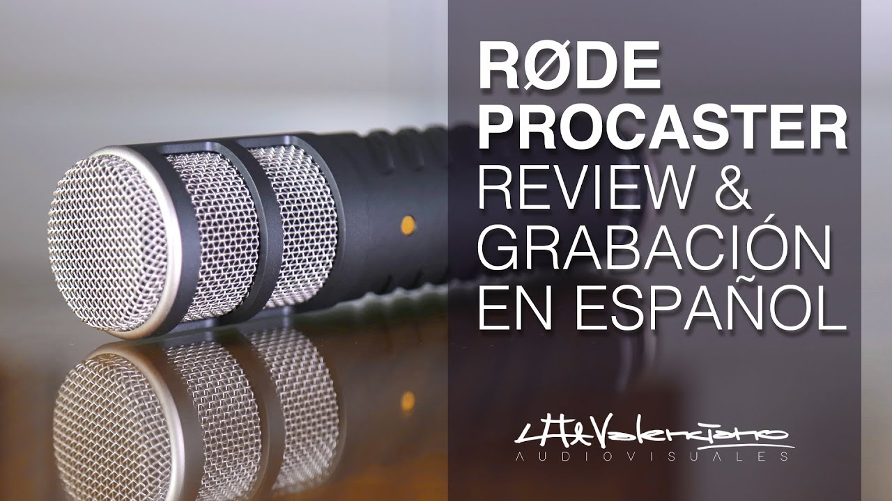 RODE PROCASTER | review y ejemplo de grabación (en español) - YouTube