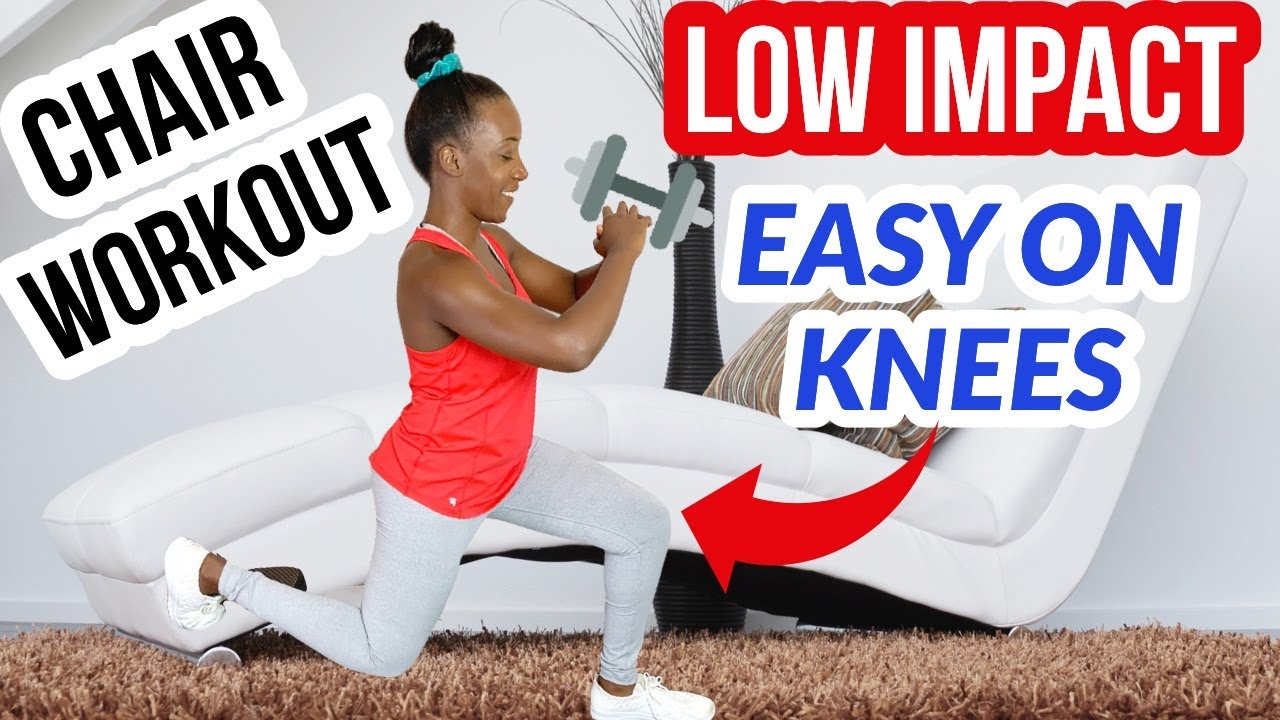 Seated Cardio And Strength Workout With Dumbbells | Total Body Chair ...