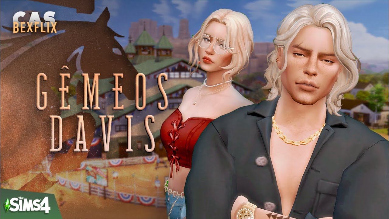 OS GÊMEOS DAVIS 🐎 Criar um Sim "Tomando as Rédeas" The Sims 4 - YouTube