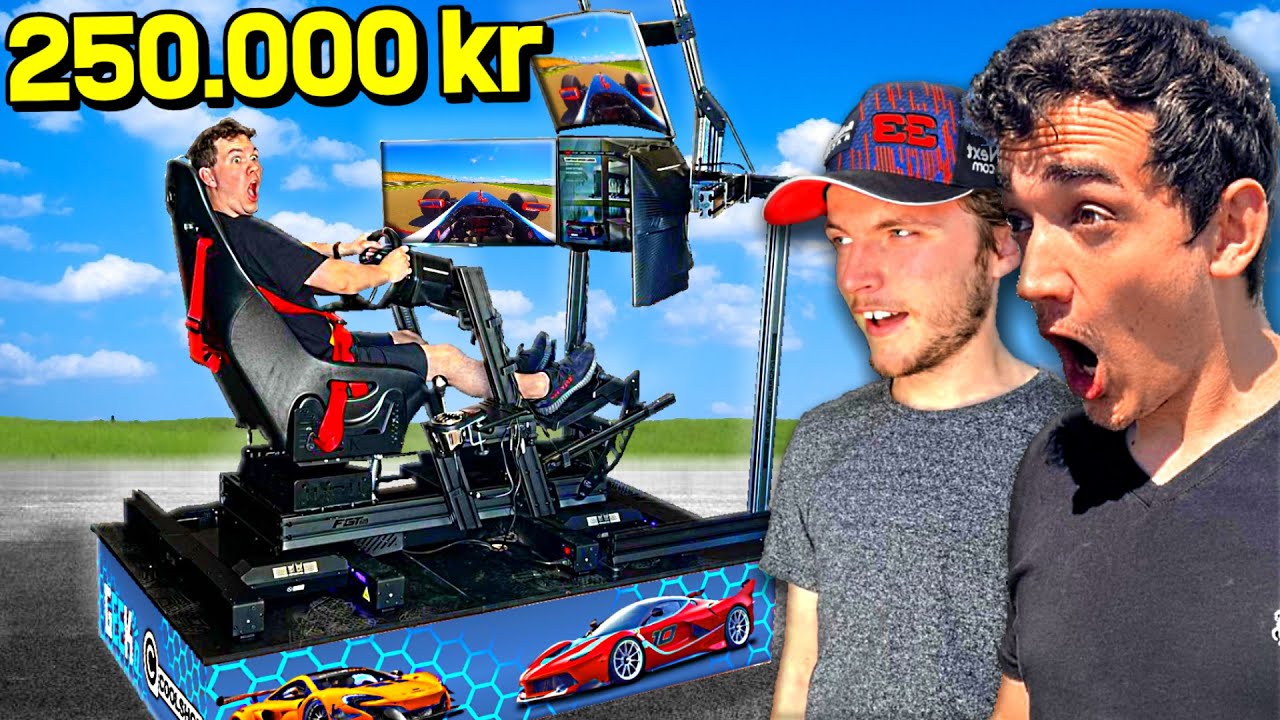 BYGGER RACING SIMULATOR TIL 250.000KR! - YouTube