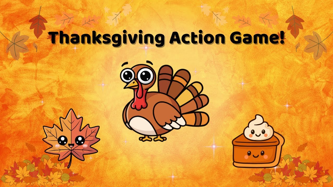 Thanksgiving Action Game | Brain Break | Movement Break | Fun Kids ...