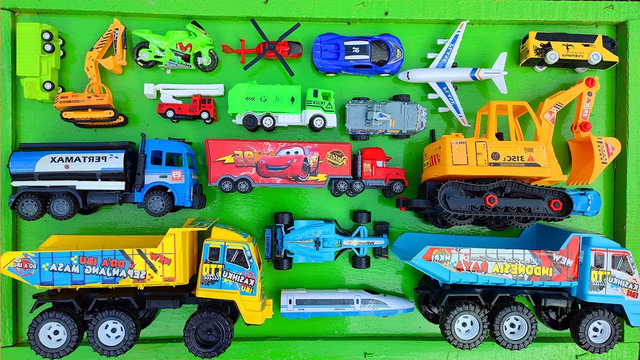 Mencari dan Merakit Mobil Mobilan Truk Molen Besar, Mobil Stum ...