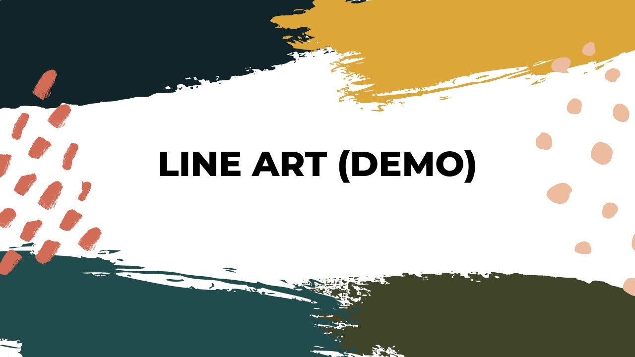 Line Art Demo in Adobe Illustrator | Speed Art - YouTube