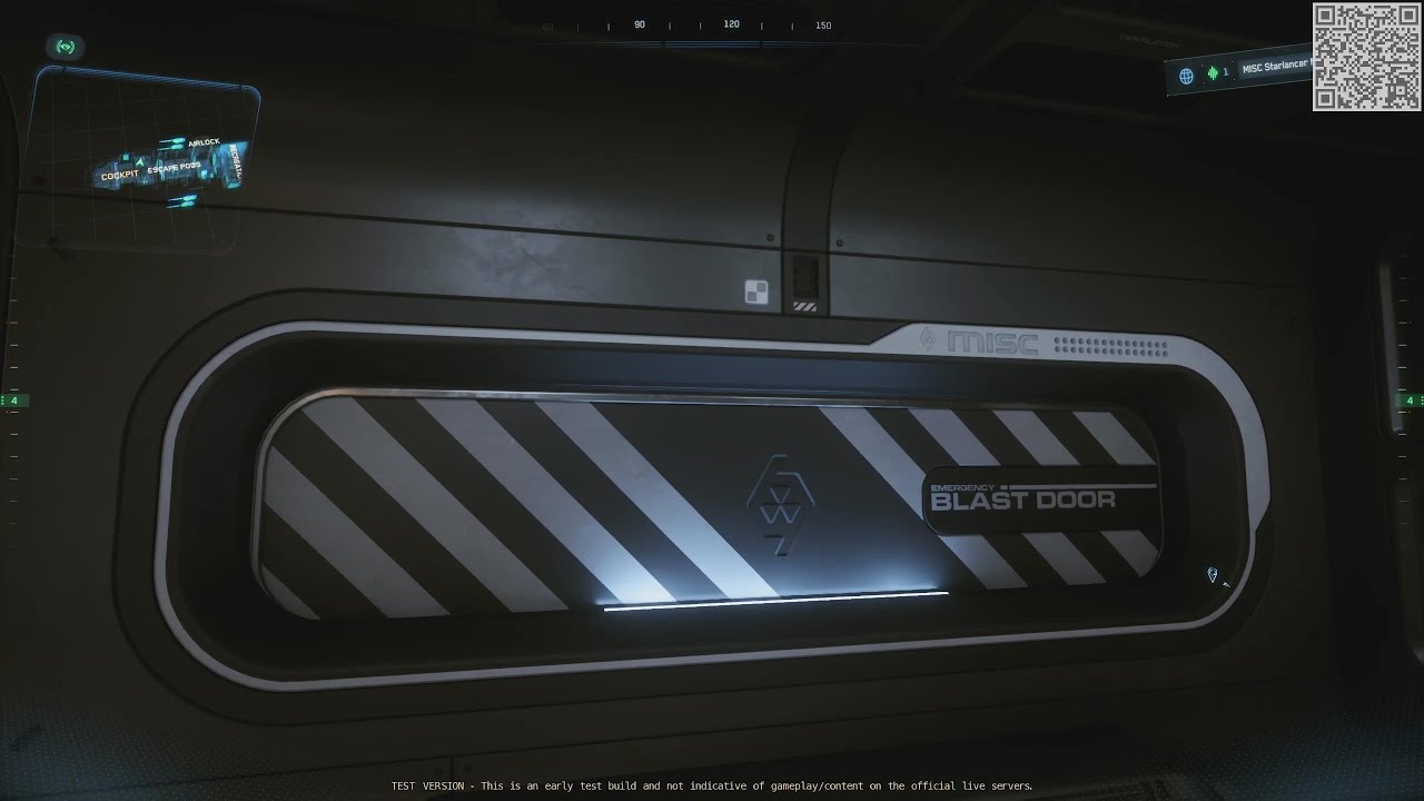 Kleine schöne Details in Star Citizen: Die Schutztüren im Cockpit der ...