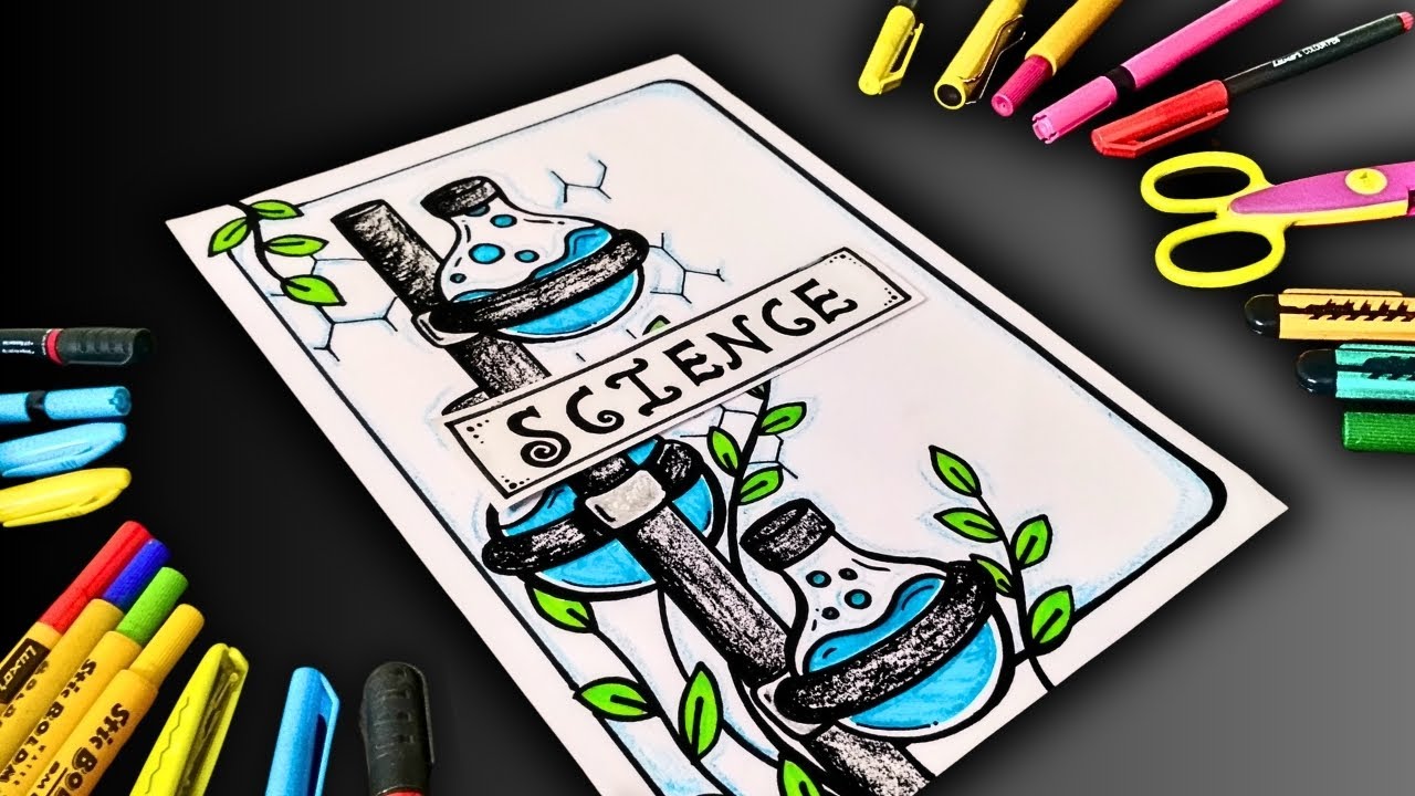 Science Assignment/Project Front Page Design | Science Cover Page ...