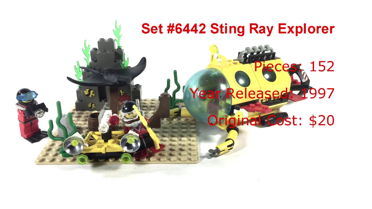 Retro Review: Lego Set #6442 Sting Ray Explorer - YouTube