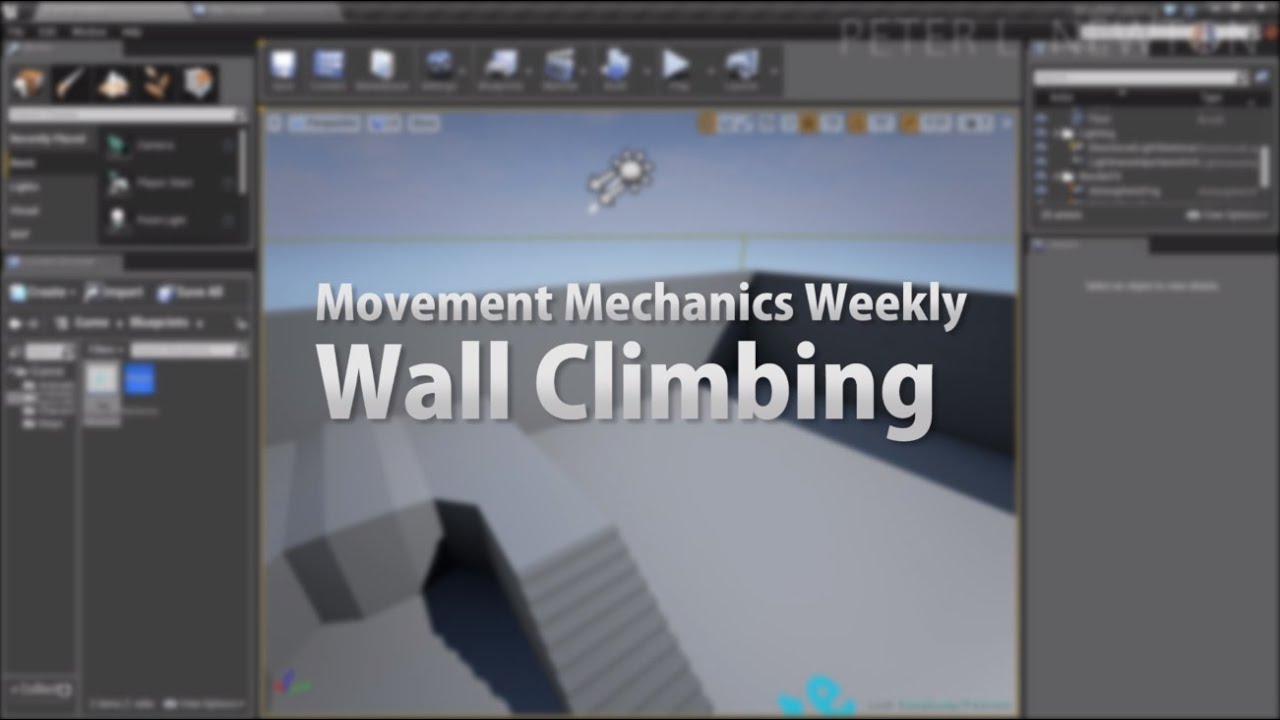 Unreal Engine 4 Wall Climbing 2/2 - YouTube
