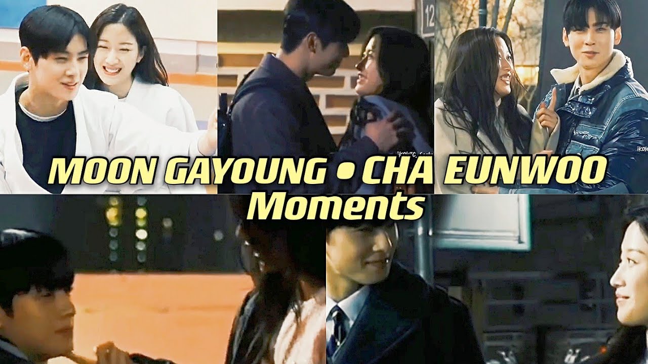 Moon Gayoung • Cha Eunwoo Moments ♡ ShinShin Couple - YouTube