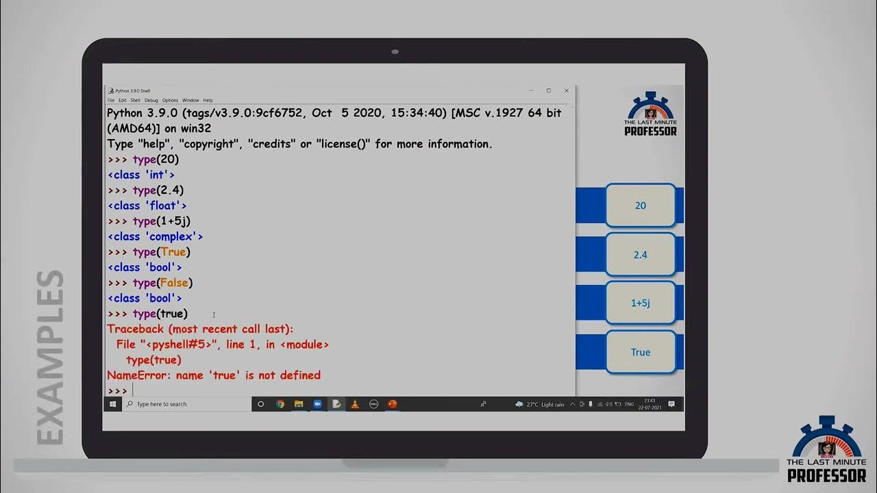 Python Data type In Tamil - YouTube