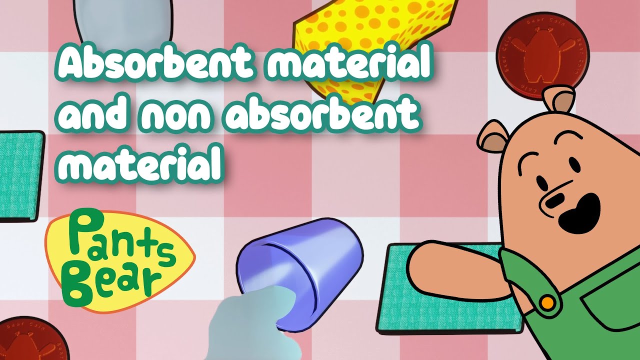 Absorbent and non-absorbent Materials | Science For Kids | Educational ...