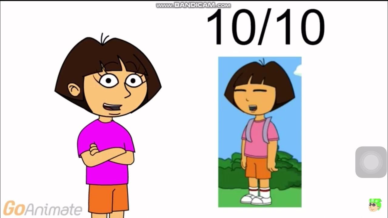 GoAnimate: Dora’s character thinking but in 0.5x speed with pitch change. Please Read Desc ...
