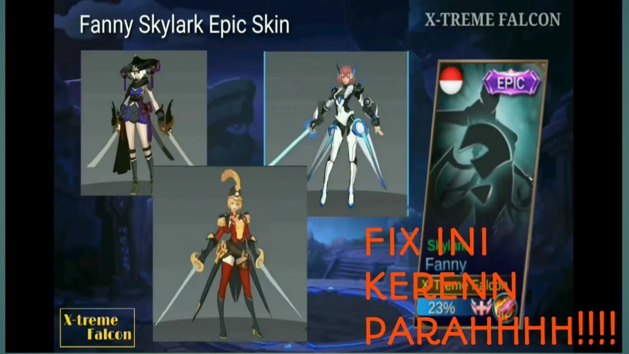 FANNY EPIC SKIN AND GUSION HAIRSTYLIS!!! ALL NEW SKIN IN 2018!!! KEREN ...