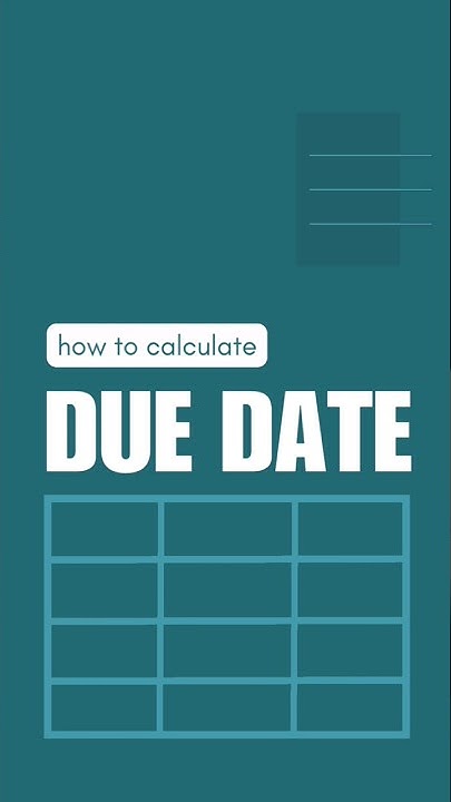 How to calculate Due Date in Excel. #excel #exceltips #exceltutorial # ...