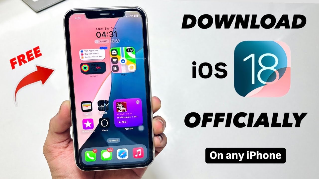 Download iOS 18 Beta for Free any iPhone || Install iOS 18 Beta on any ...