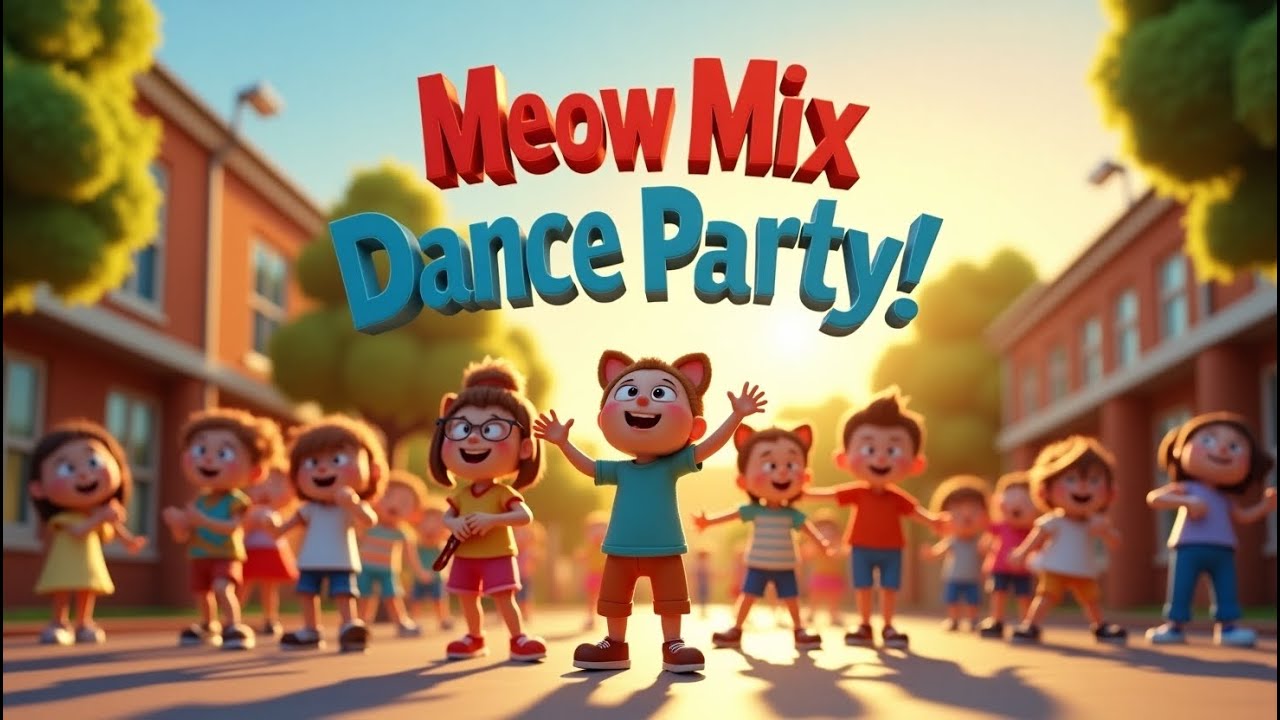 Viral Cat Dance Song! 🚀 #MeowMixChallenge for Kids & Parents ...