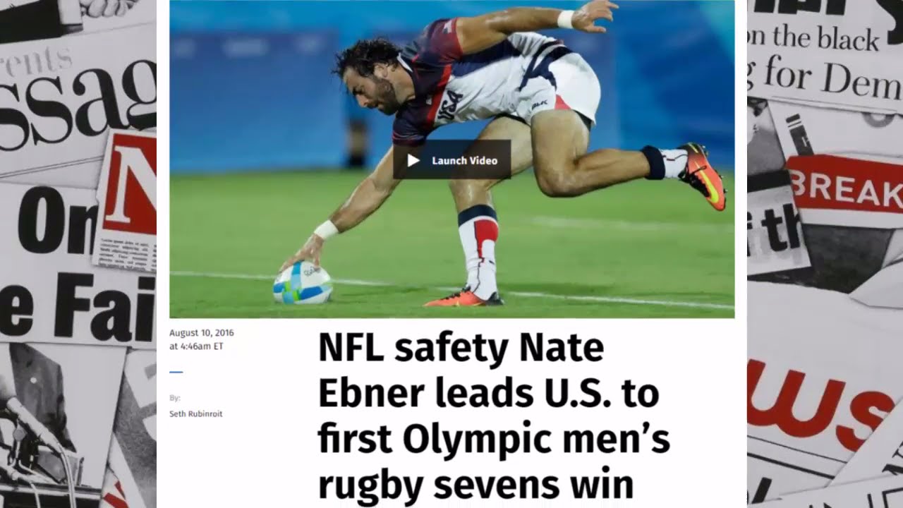 NFL safety Nate Ebner leads U.S. to first Olympic men’s rugby sevens ...