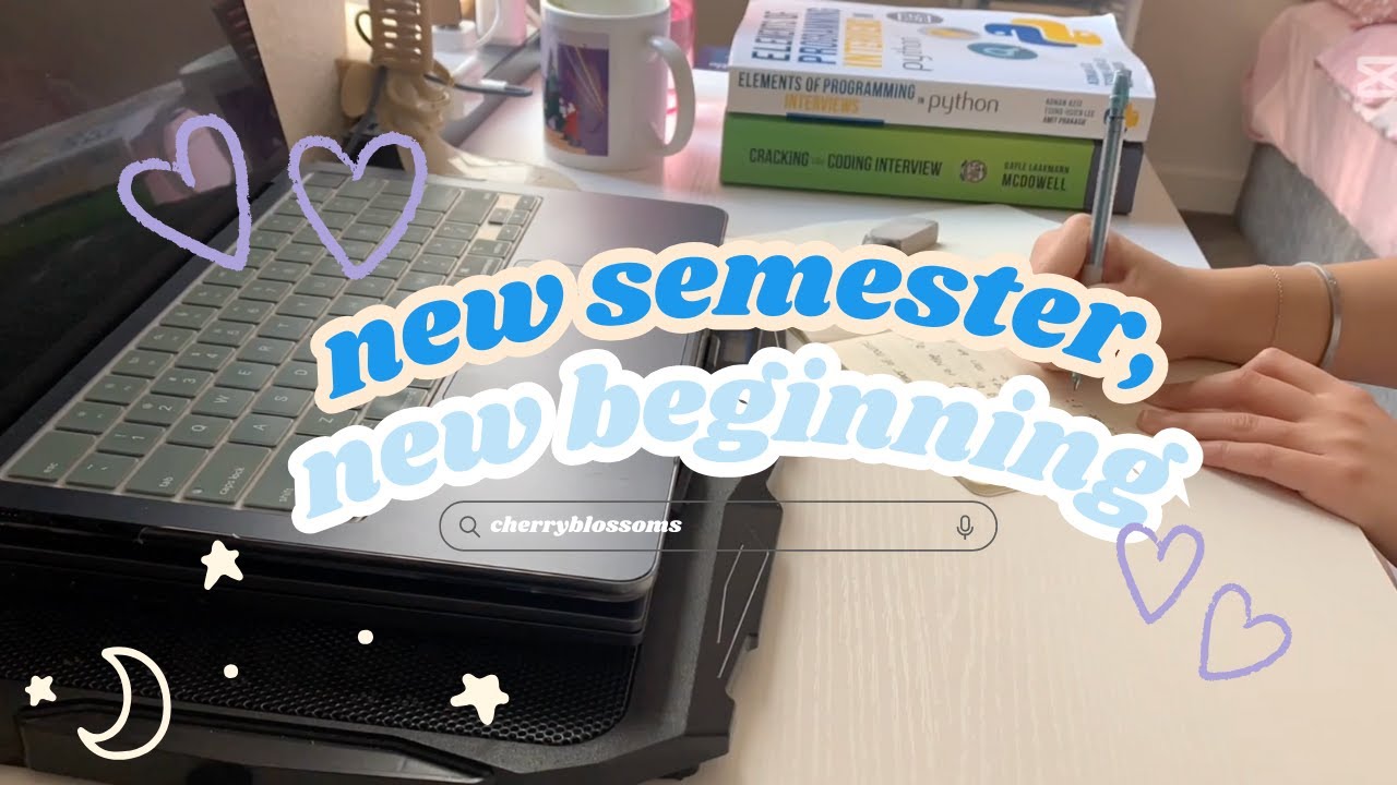study vlog #15 | from winter break to new semester! - YouTube