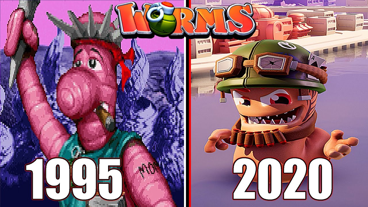 Worms Games Evolution (1995 - 2020) - YouTube