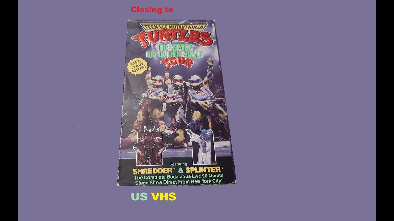 Closing to Teenage Mutant Ninja Turtles Coming out of Their Shells Tour ...