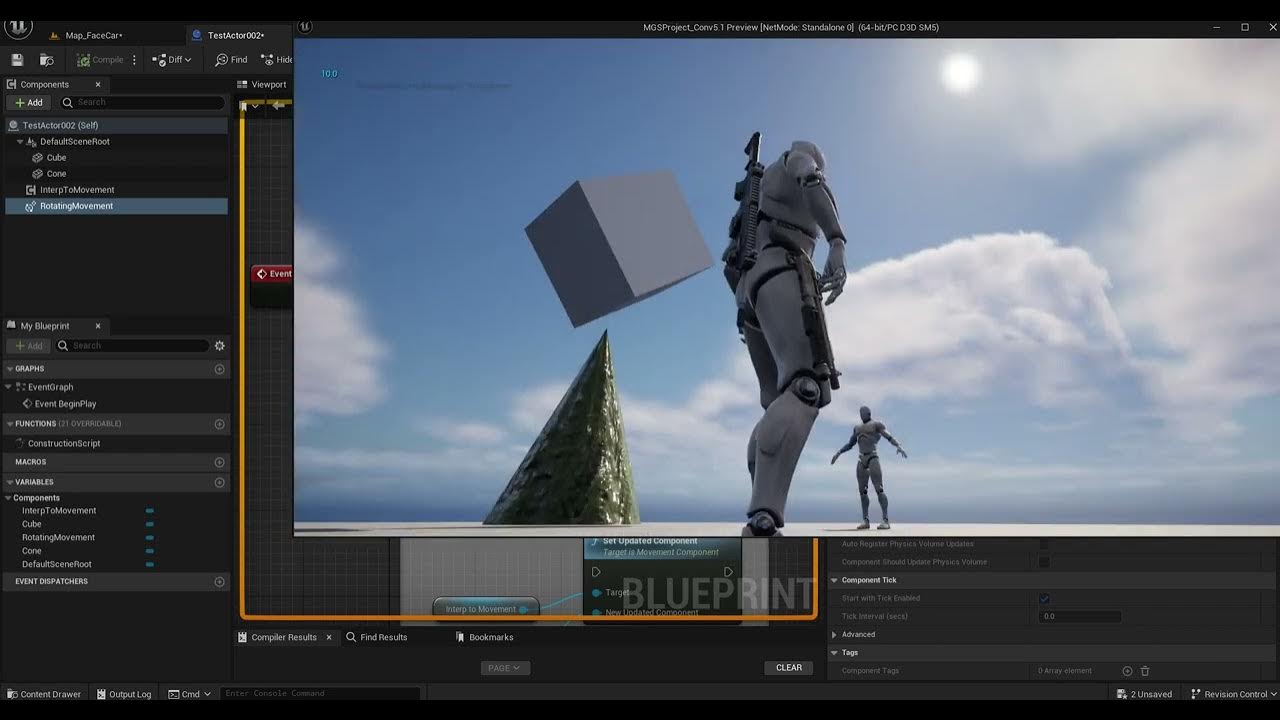 Unreal Engine How to rotate component Rotation Movement Component Pivot Translation - YouTube