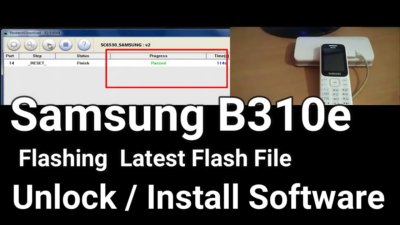 Flash Samsung SM B310E Unlock Phone Lock | SM B310E Flash File & Tool ...