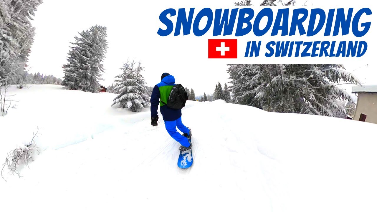 SNOWBOARDING IN SWITZERLAND! GOPRO MAX 360 VIDEO - YouTube