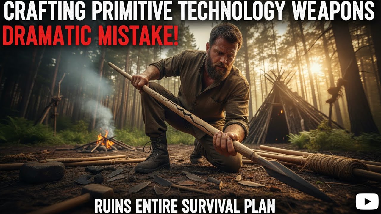 Crafting Primitive Technology Weapons Becomes Dramatic When One Mistake ...