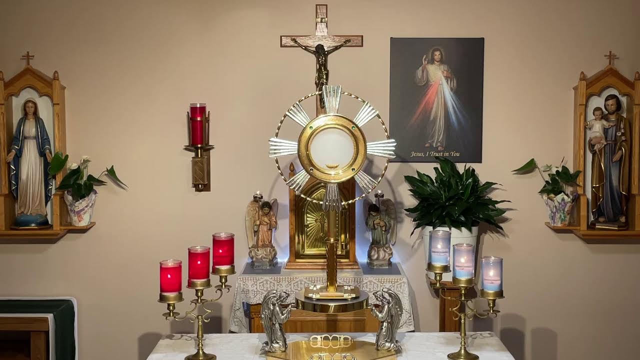 LIVE Eucharistic Adoration - Sisters of Divine Mercy - YouTube