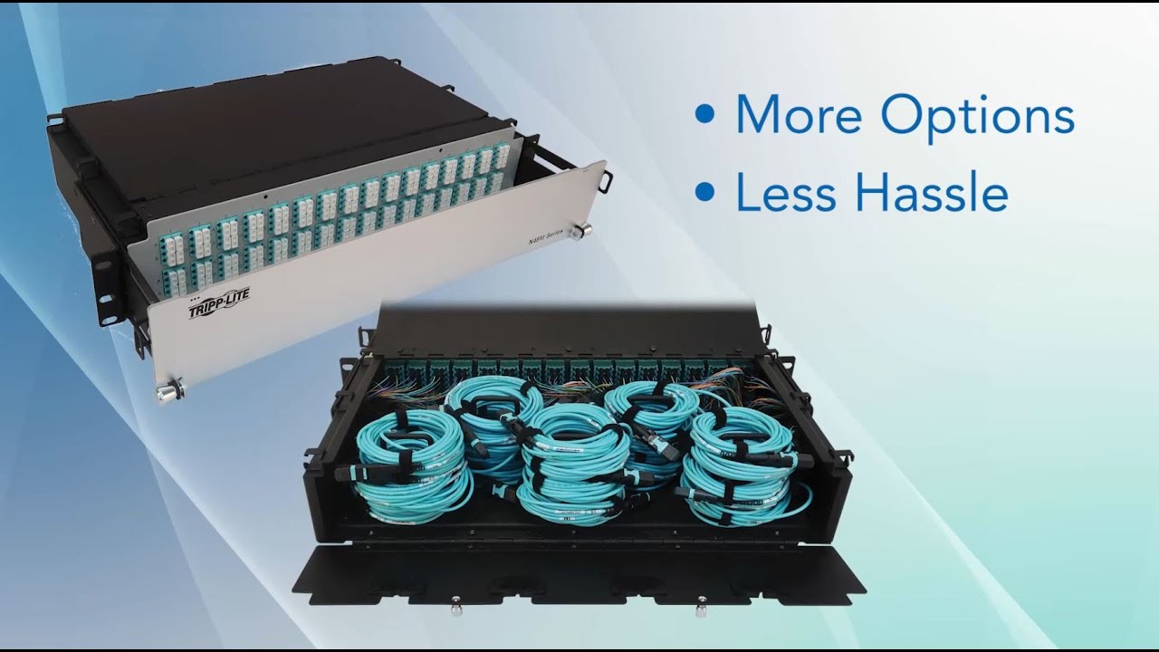 Show and Tell: Preloaded Slack-Free Fiber Patch Panels - YouTube