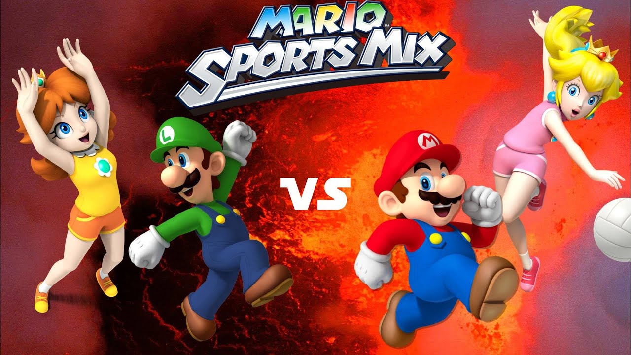 Mario Sports Mix - Basketball (2 players, Hard CPU) Exhibition Match ...