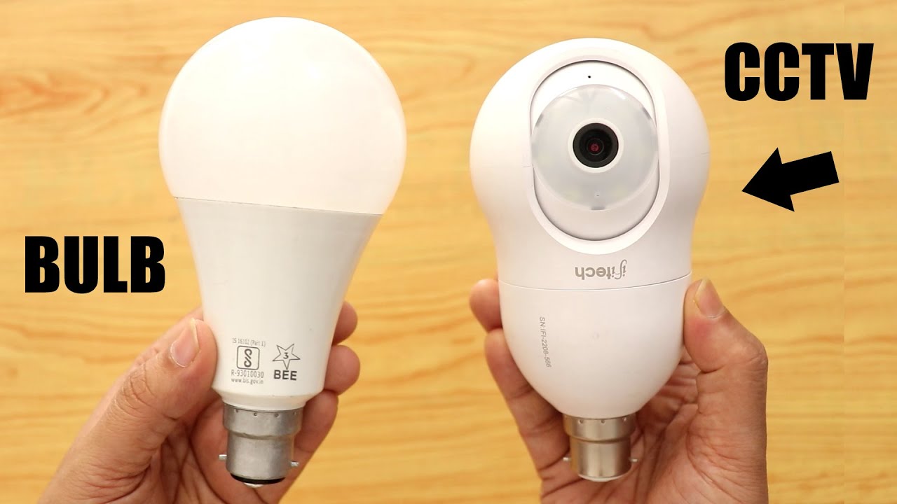 Best CCTV camera for normal Holder 🔥 Bulb cctv camera for any holder 🔥 ...