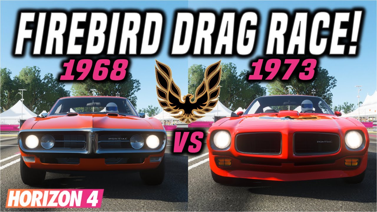 FH4 | NEW Pontiac Firebird Drag Race 1968 Vs 1973 | Stock + Tuned - YouTube