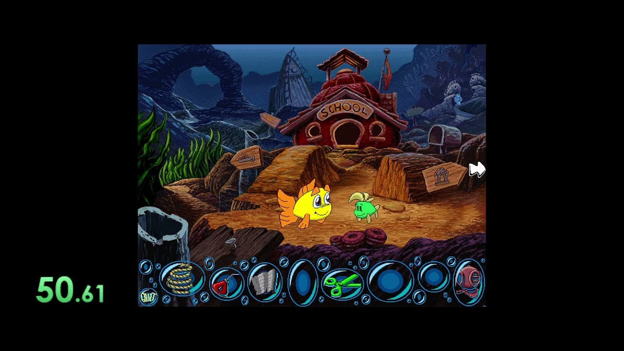 Freddi Fish 2 Speed Run Attempt #1 - YouTube