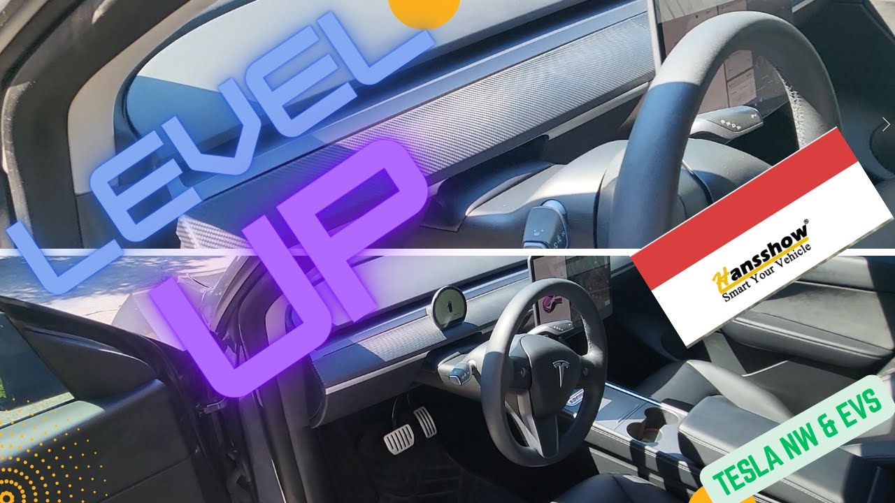 Hansshow Mini T-9 Display - Tesla Add-on Installation & Review - YouTube