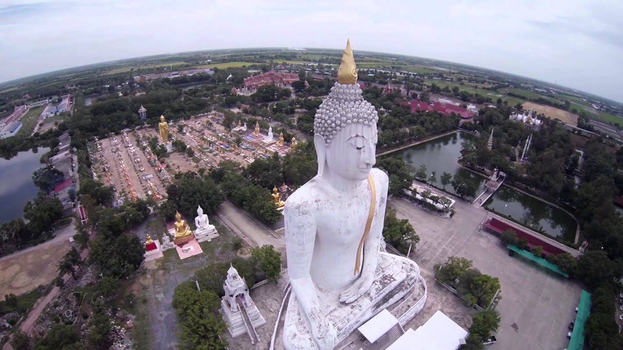 FPV Quadcopter - TBS Discovery - Khlong Tha Dan Dam - Wat Phai Rong Wua ...