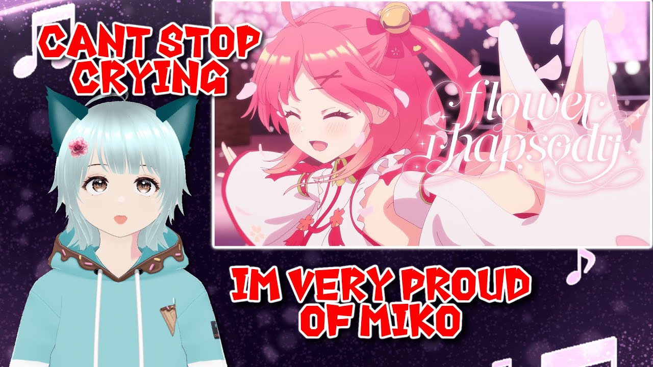 【REACTION】Sakura Miko Flower Rhapsody / さくらみこ Animation MV | 35P Reacts ...