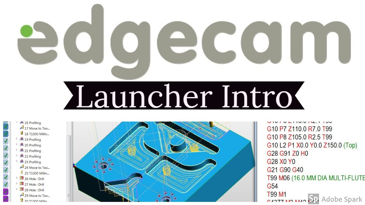 Edgecam Launcher Introduction - YouTube